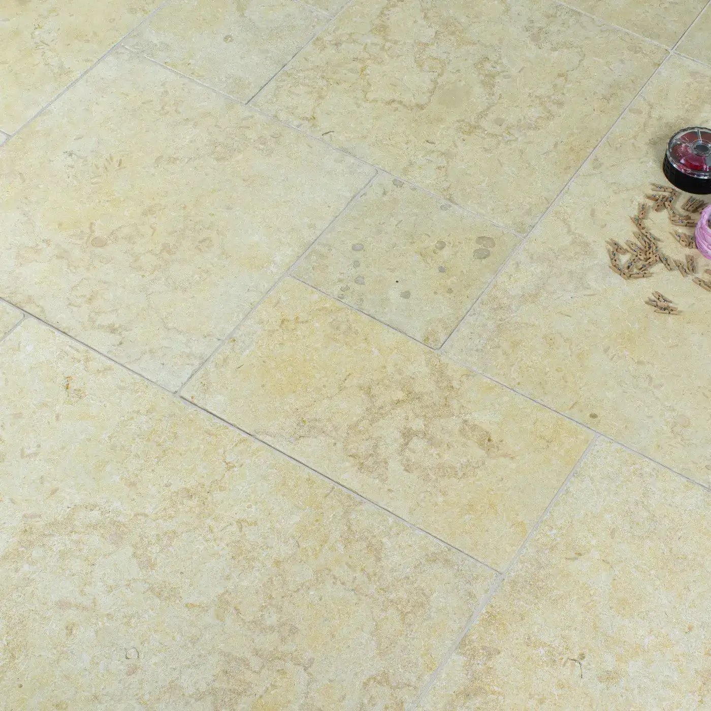 Jerusalem Antique Gold Opus Limestone - Tile & Floor Bath & Chippenham